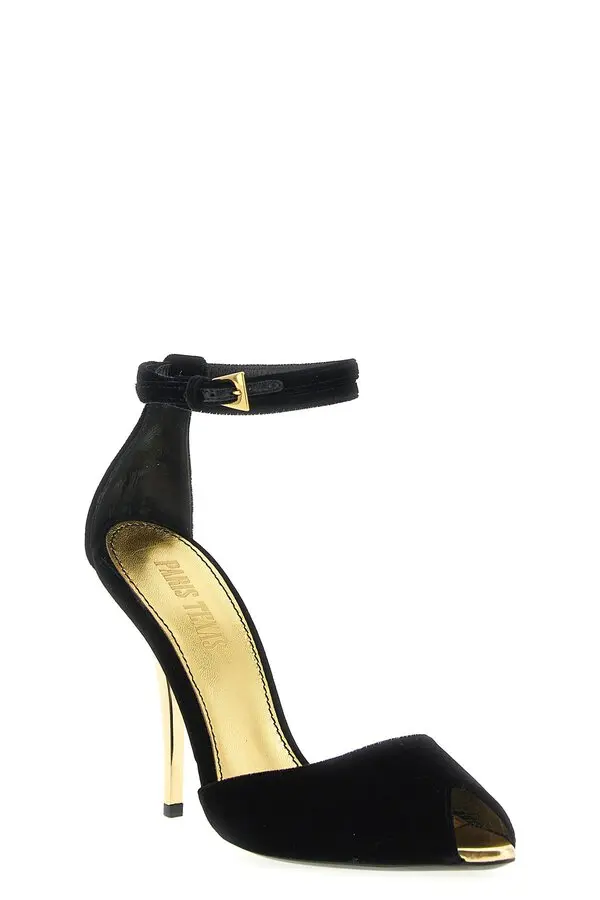Paris Texas Sandal 'jessica Open Toe Ankle Strap 105