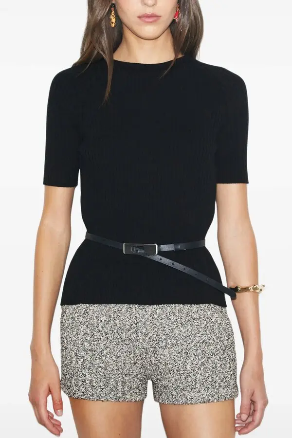 Tory Burch Knitwear 'ribbed Cotton Pullover