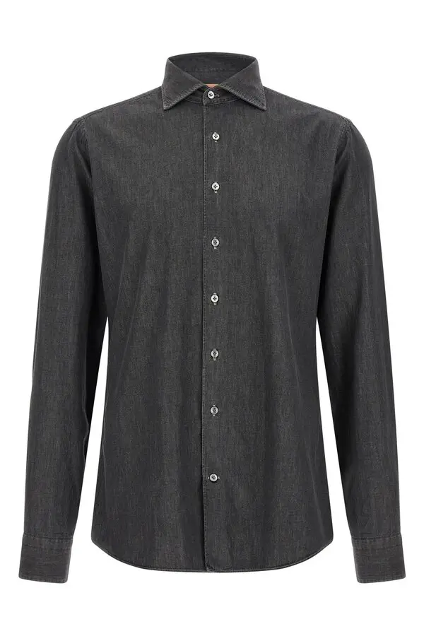 BORRIELLO NAPOLI Napoli' Denim Shirt