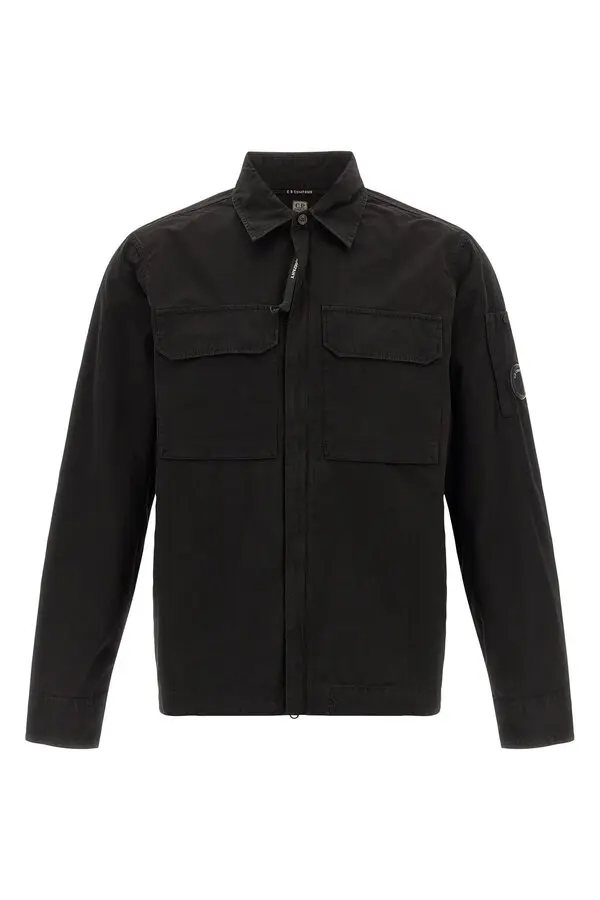 C.P. COMPANY C. P. Company C. P. Company Overshirt With Signature Lens Detail