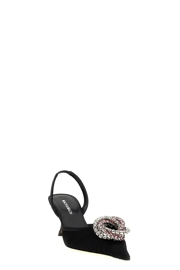 Mach & Mach Galaxy Tulle' Slingback Pumps