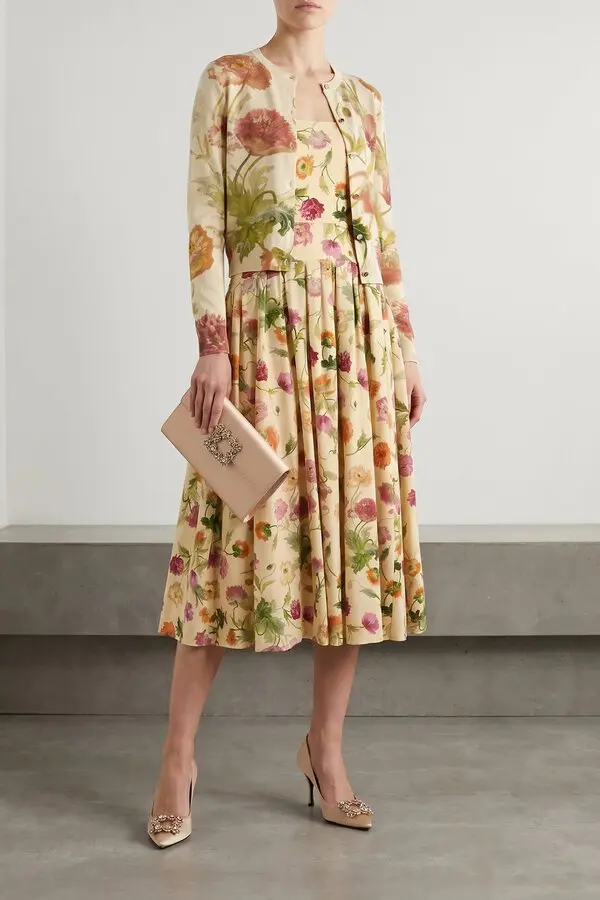 Carolina Herrera Printed Cotton Dress