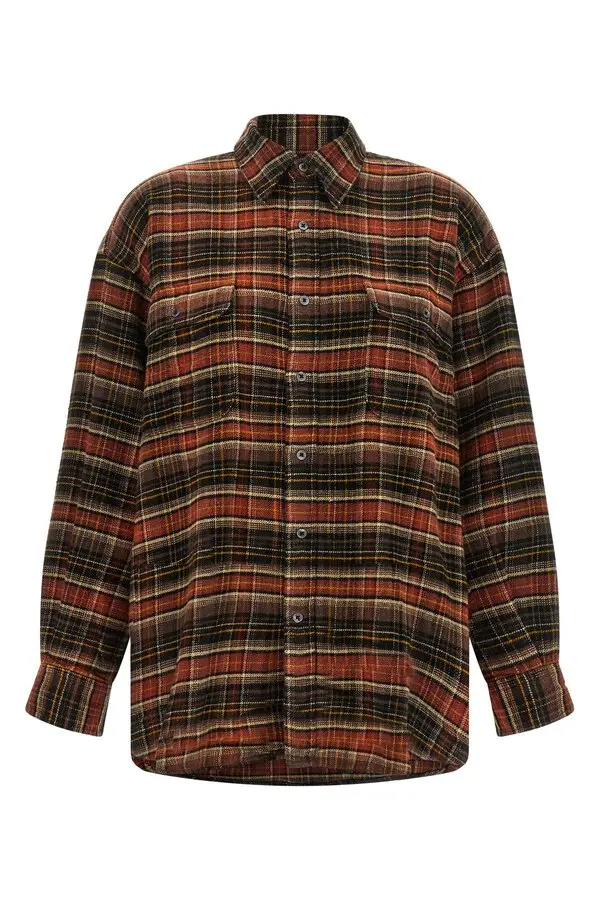 R13 Boyfriend Shirt + Flap Pocket Detail