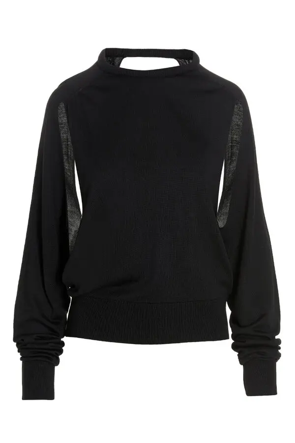 RAMAEL Sweater 'tank Back Hole In Seta
