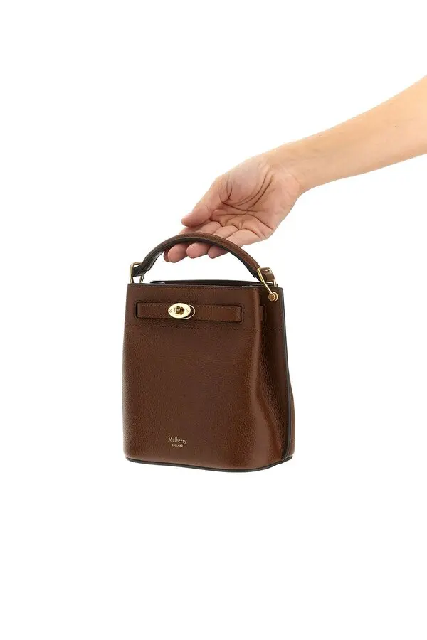 Mulberry Mini Islington Bucket Bag Postman's Lock Closure