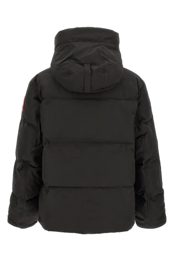 Canada Goose Parka With Structured Hood - Black