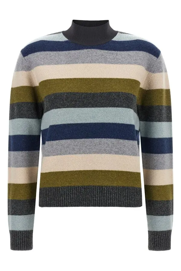 Tory Burch Striped Wool Sweater - Multi