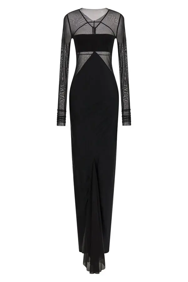 Rick Owens Combo Gown - Black