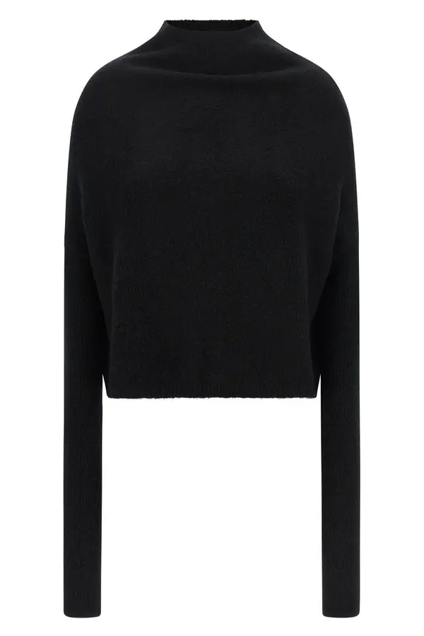 Rick Owens Ls Crater' Sweater - Black