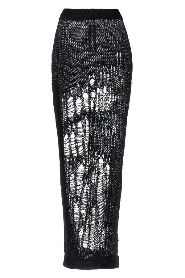 Rick Owens Spider Ziggy' Skirt - Black