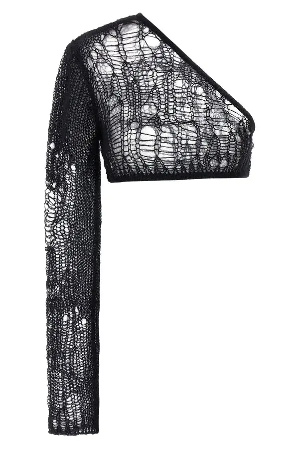 Rick Owens Top 'spider Ziggy - Black