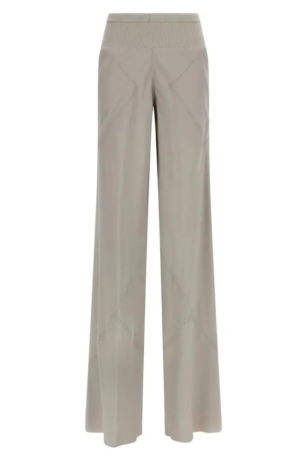 Rick Owens Trouser Diagonal Seams - Gray