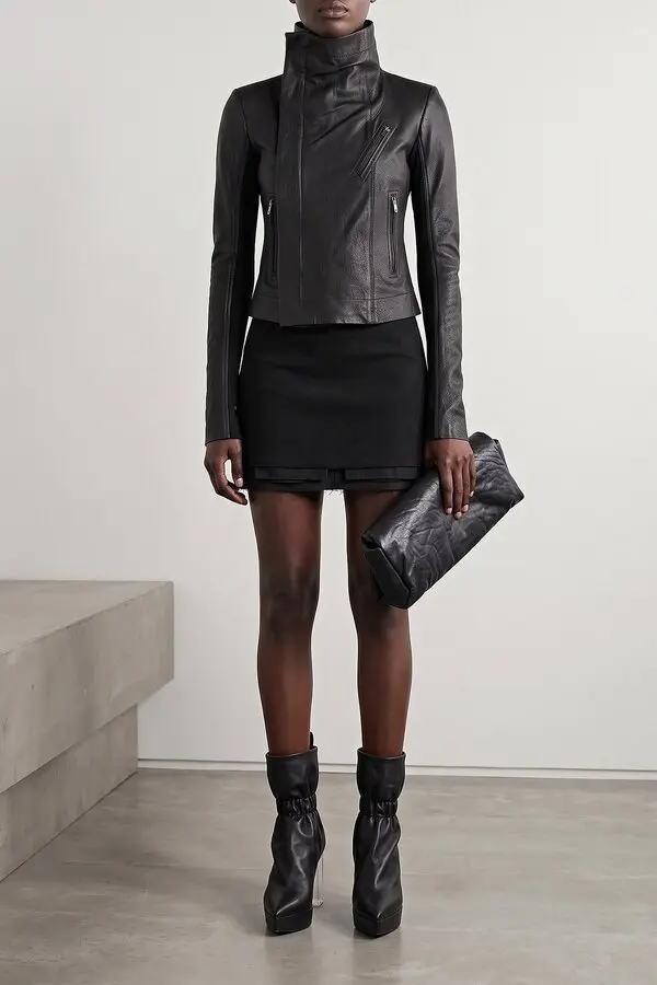 Rick Owens Draped Detail Ankle Boot