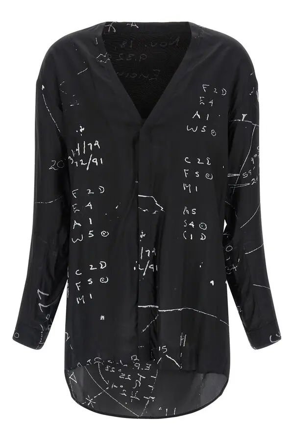 Rick Owens Concordian Shirt With Graphic Print