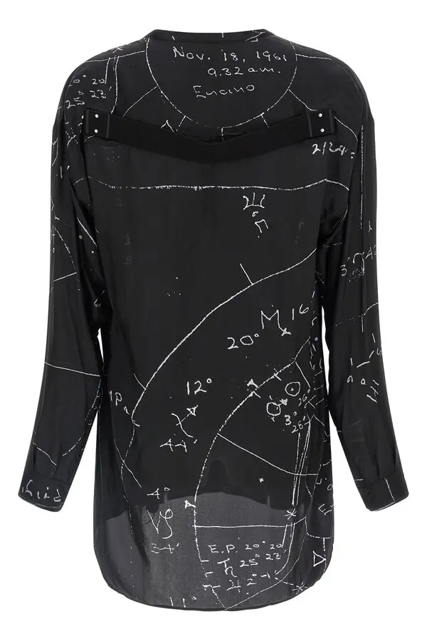 Rick Owens Concordian Shirt With Graphic Print