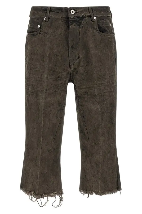 Rick Owens Bolan Cutoffs Bermuda Shorts - Gray