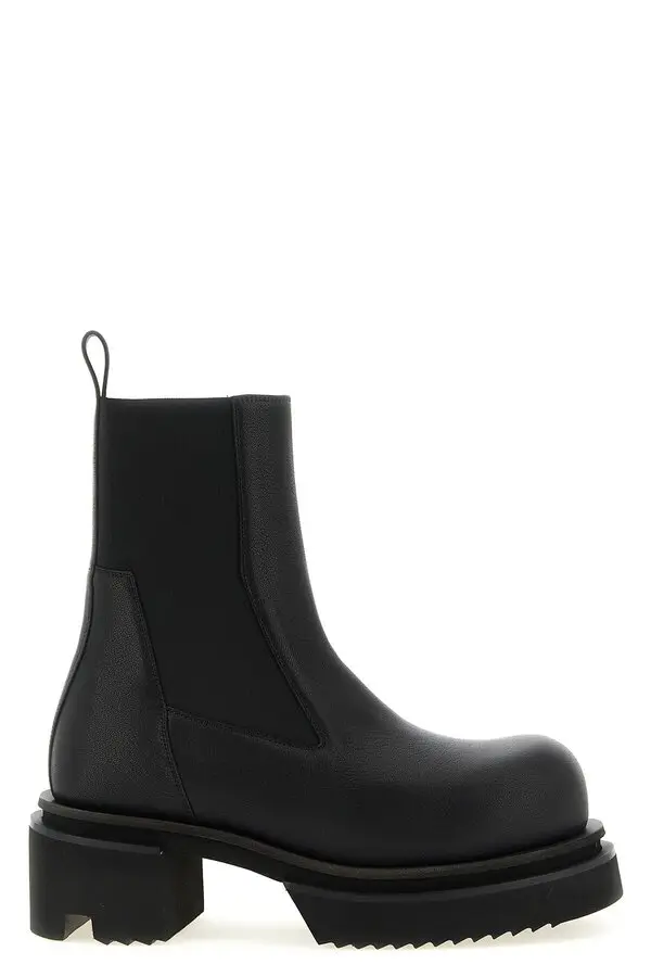 Rick Owens Beatle Bogun' Boots - Black