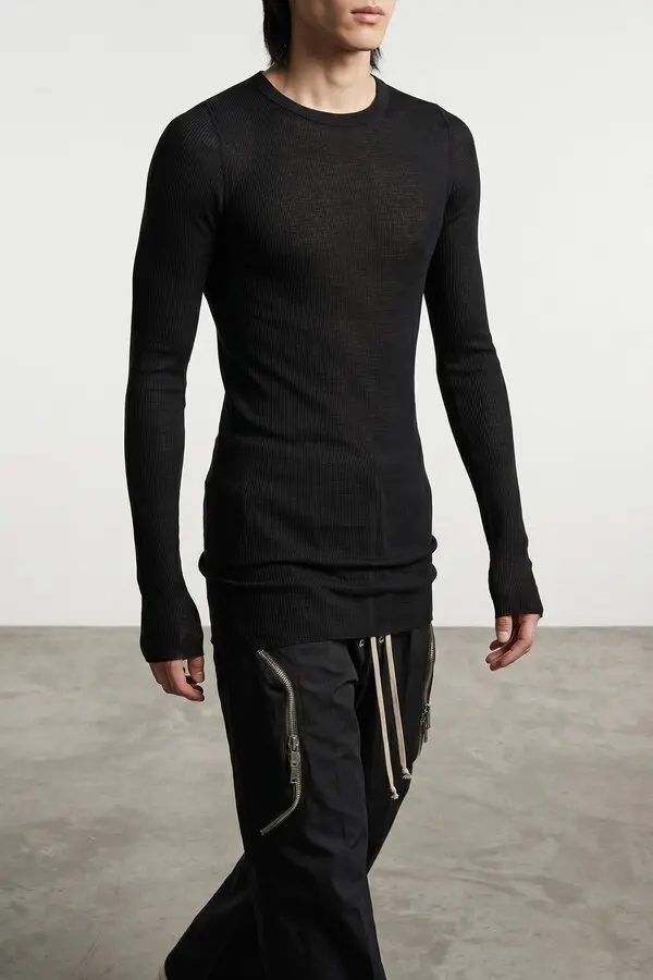 Rick Owens Rib Ls T' T-shirt