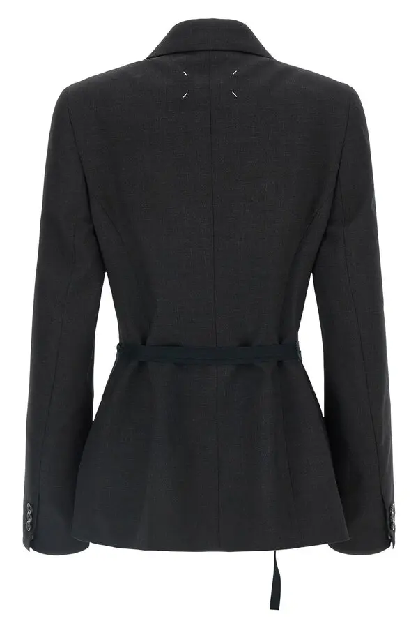 MAISON MARGIELA Belted Wrap Blazer