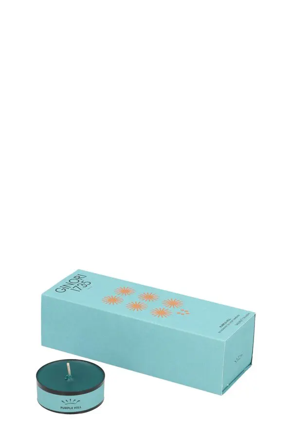 GINORI 1735 Purple Hill' 6-piece Tealight Set - Light Blue