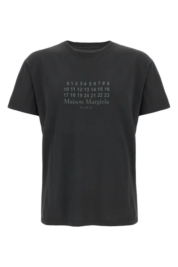 MAISON MARGIELA Numeric Signature' T-shirt - Black