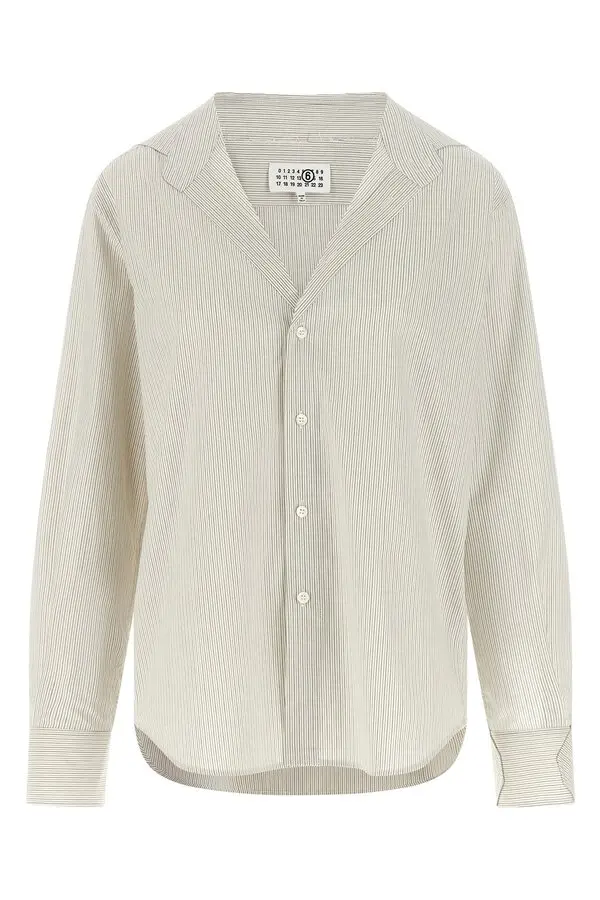 MAISON MARGIELA Trompe L'oeil' Shirt - Gray