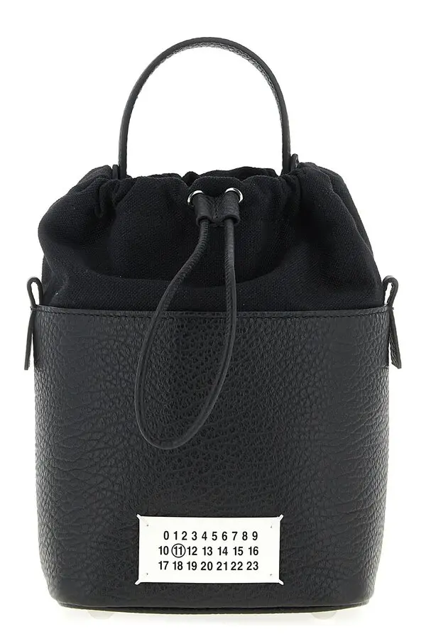 MAISON MARGIELA Numeric Label Bucket Bag - Black