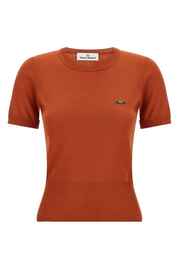 VIVIENNE WESTWOOD Knit Top With Orb Logo