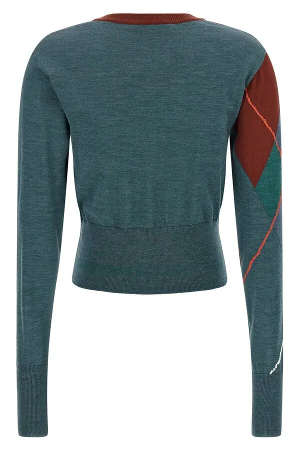 VIVIENNE WESTWOOD Argyle Cropped Cardigan