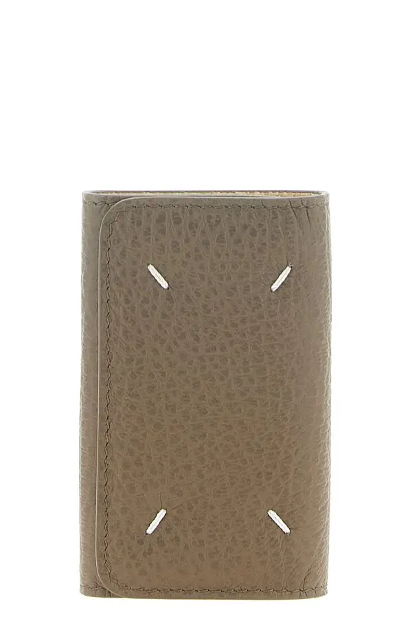 MAISON MARGIELA Four Stitches' Key Holder - Brown