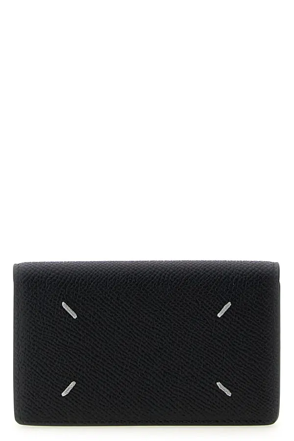 MAISON MARGIELA Cardholder With Contrast Stitches