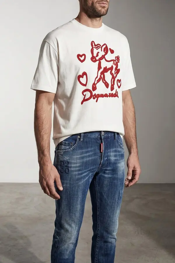 Dsquared2 T-shirt With Front Graphic Print