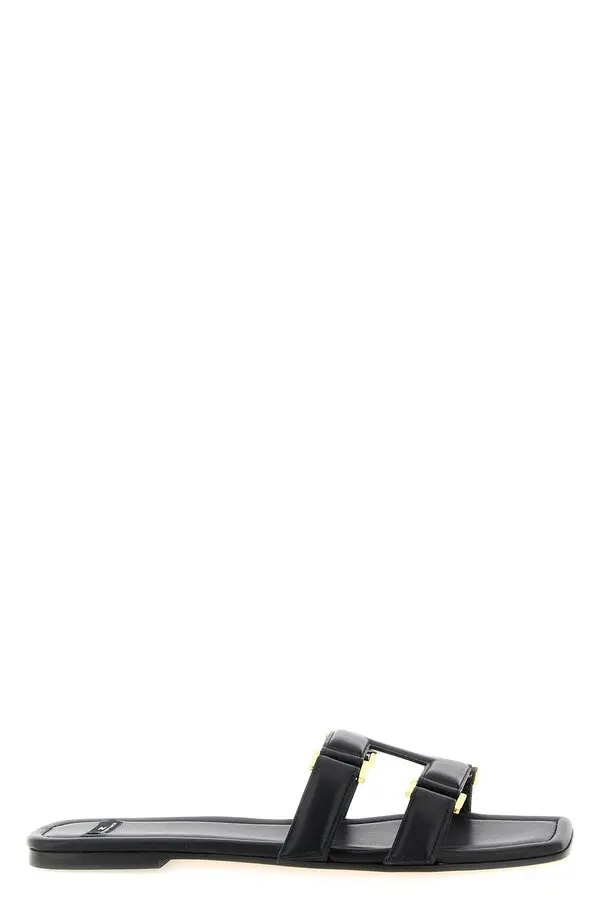 Elisabetta Franchi Slide Sandal - Black