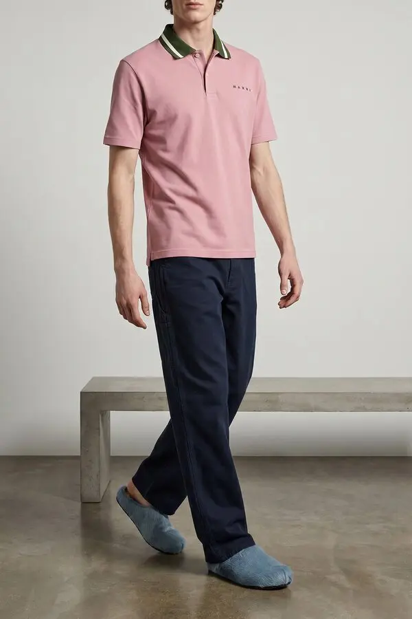 Marni Sabot In Textured Calf Hair