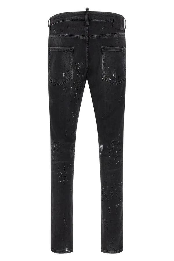 Dsquared2 5-pocket Jeans With Paint Splatter Effect