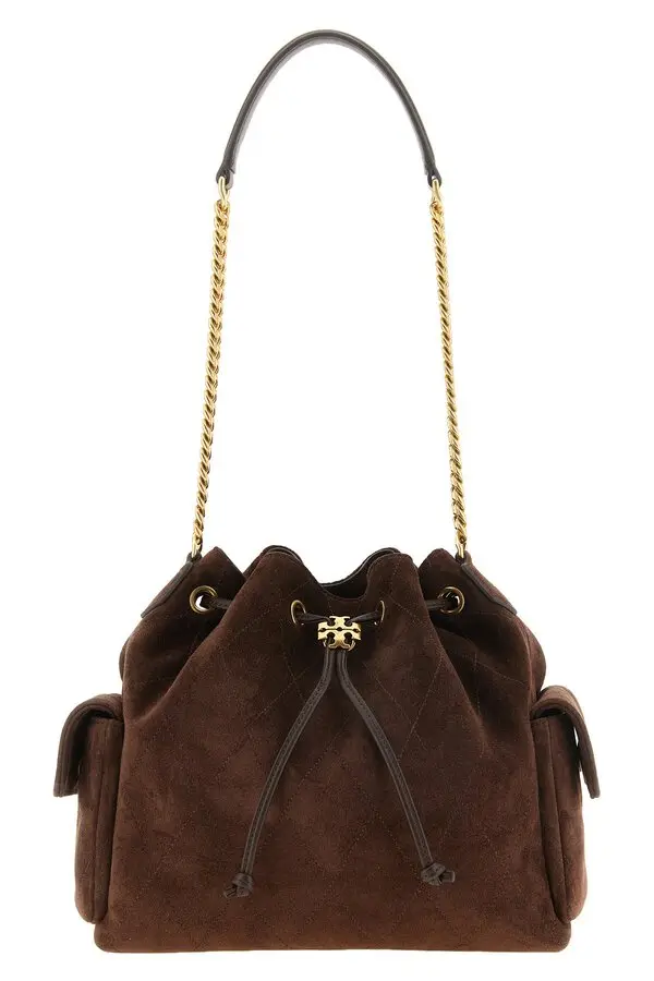 Tory Burch Charlie Medium Shoulder Bag - Brown