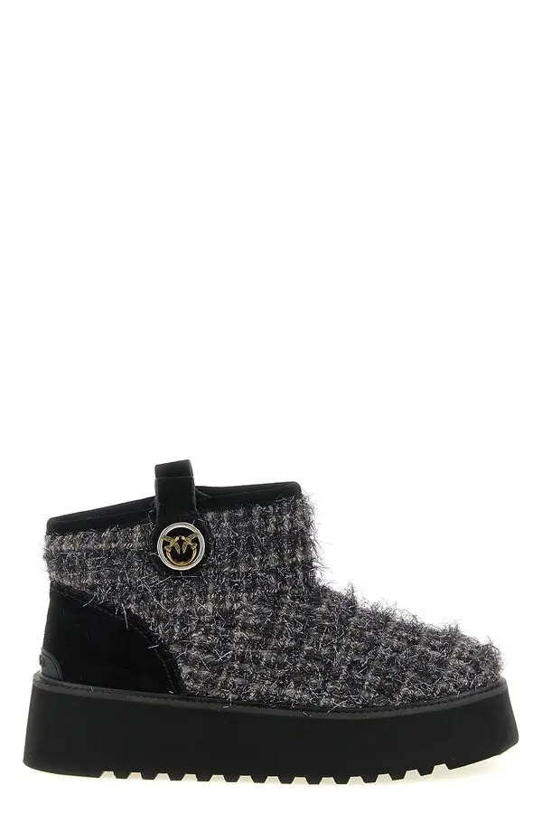 Pinko Ankle Boots Love Birds Detail - Multi