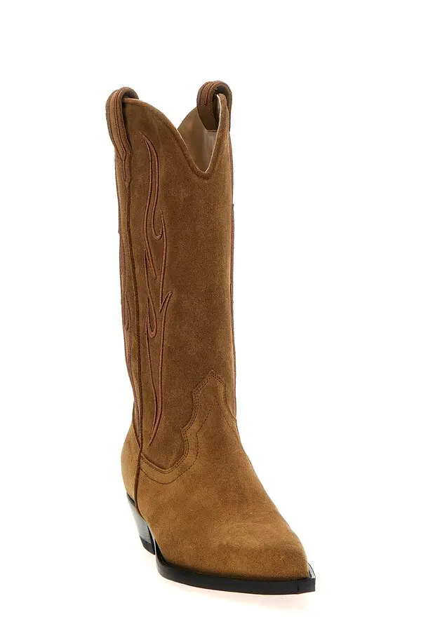 SONORA Flame-embroidered Western Boot