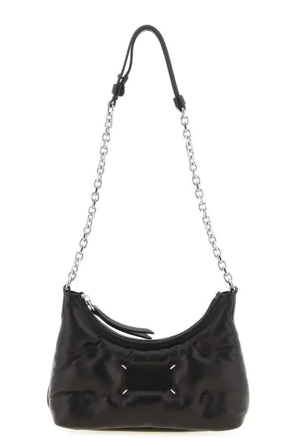 MAISON MARGIELA Glam Slam Hobo Micro Shoulder Bag - Black