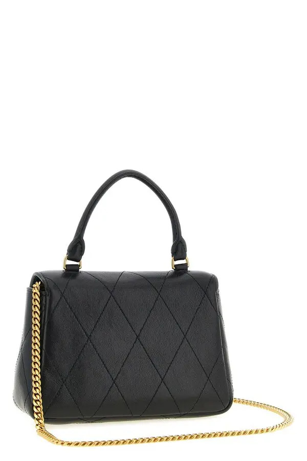 Tory Burch Top Handle Bag Quilted Leather