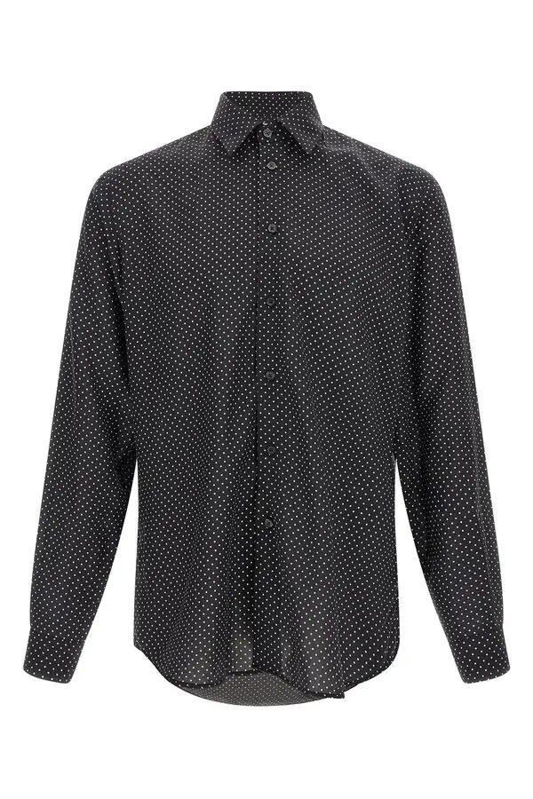 LARMERI STUDIO Polka Dot Lyocell Shirt