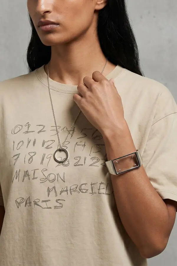 MAISON MARGIELA Logo Ring' Necklace