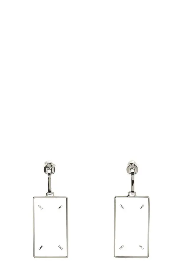 MAISON MARGIELA Orecchini 'four Stitches - Silver
