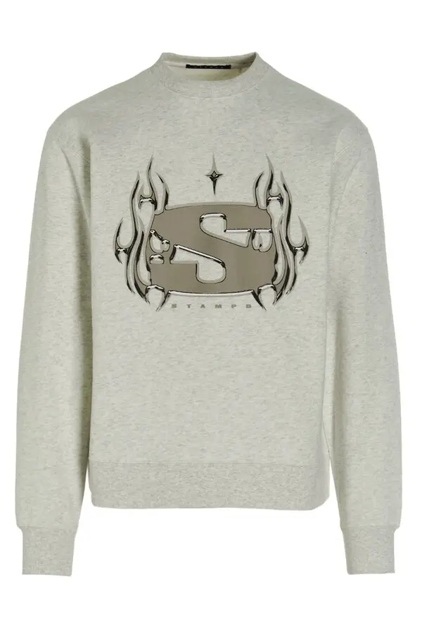 STAMPD Chrome Flame Crew' Sweatshirt