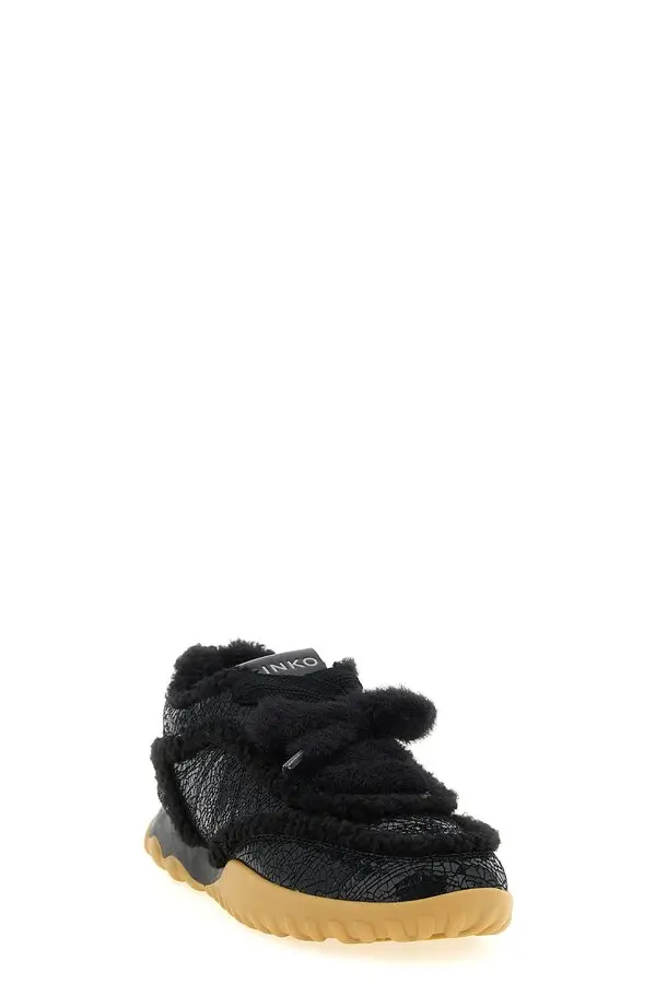 Pinko Gea 02 Sneaker With Textured Trims