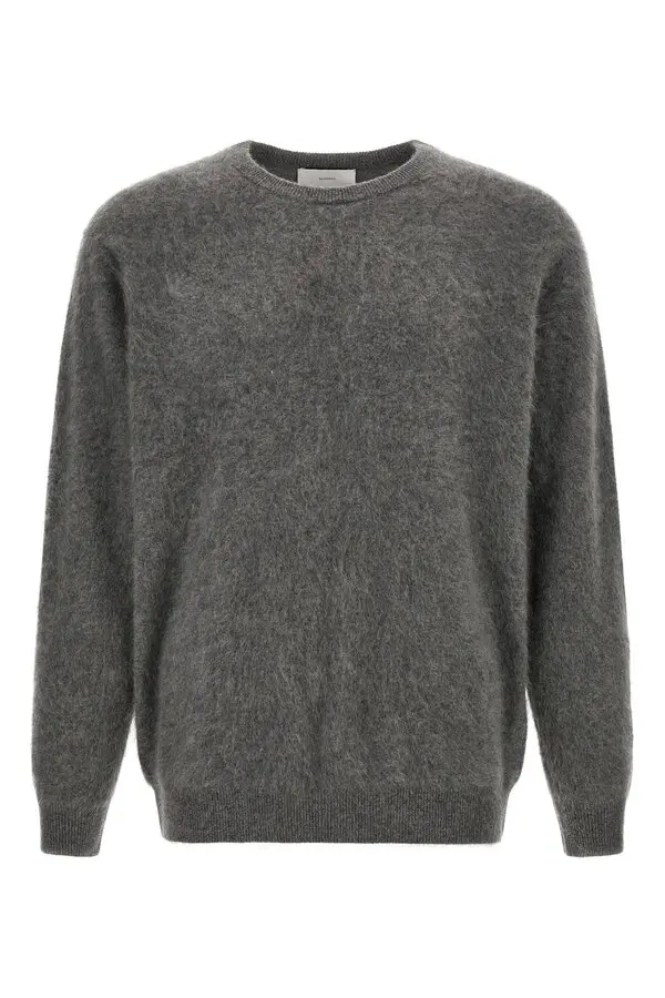 SSSTEIN Grey Shaggy Cashmere Sweater
