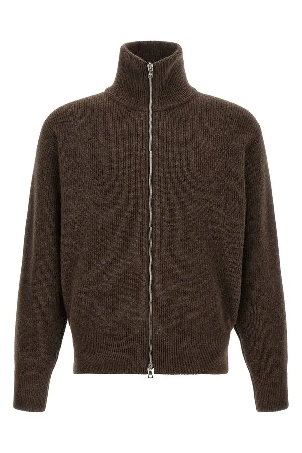 SSSTEIN Mocha Mélange 'driver' Cardigan - Brown