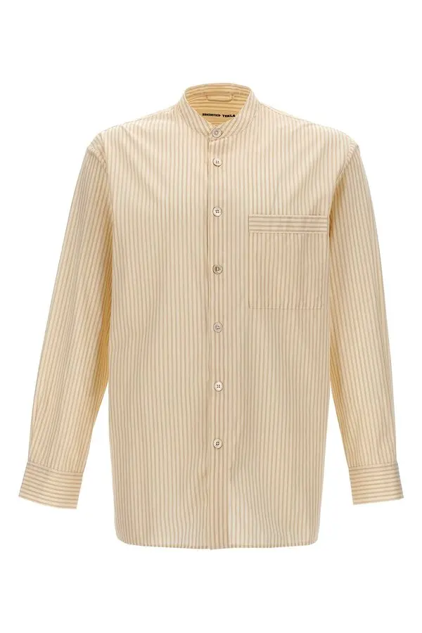 BIRKENSTOCK Tekla Wheat Stripes' Shirt - Beige