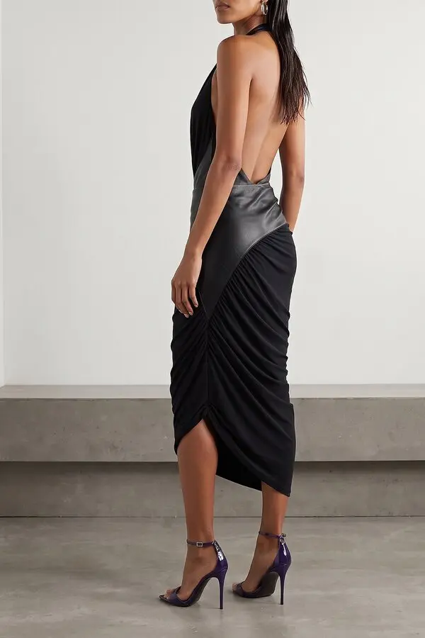 Andamane Midi Skirt With Draped Detailing