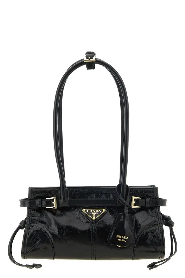 Prada Bonnie Medium Handbag - Black